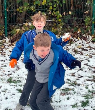 Prep children snow excited… – Bridgewater School – Prep. Department